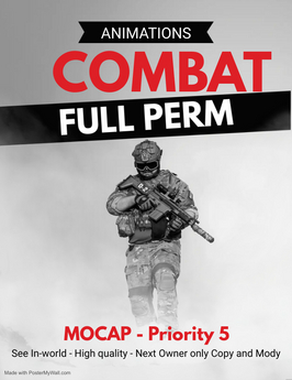 Second Life Marketplace - MOCAP Combat - Bash Full Perm Animation